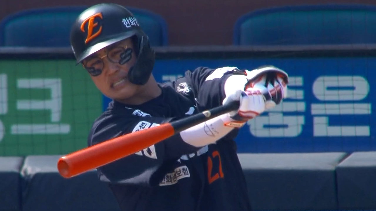 [한화] 2025/5/31 '공룡 킬러' 다시 한번 리드를 가져오는 채은성의 솔로 홈런 | TVING