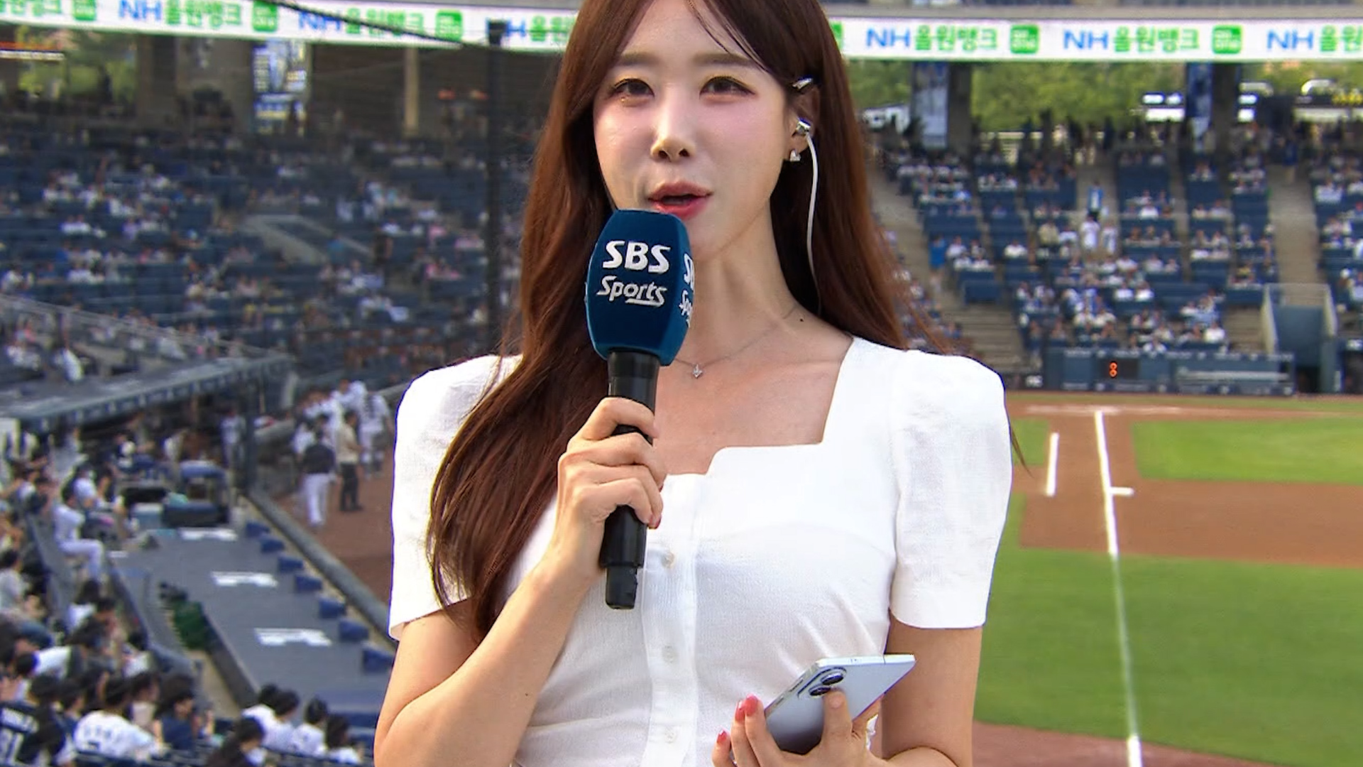 [NC] 2025/7/10 진달래 아나운서의 경기 전 현장 리포팅 | TVING