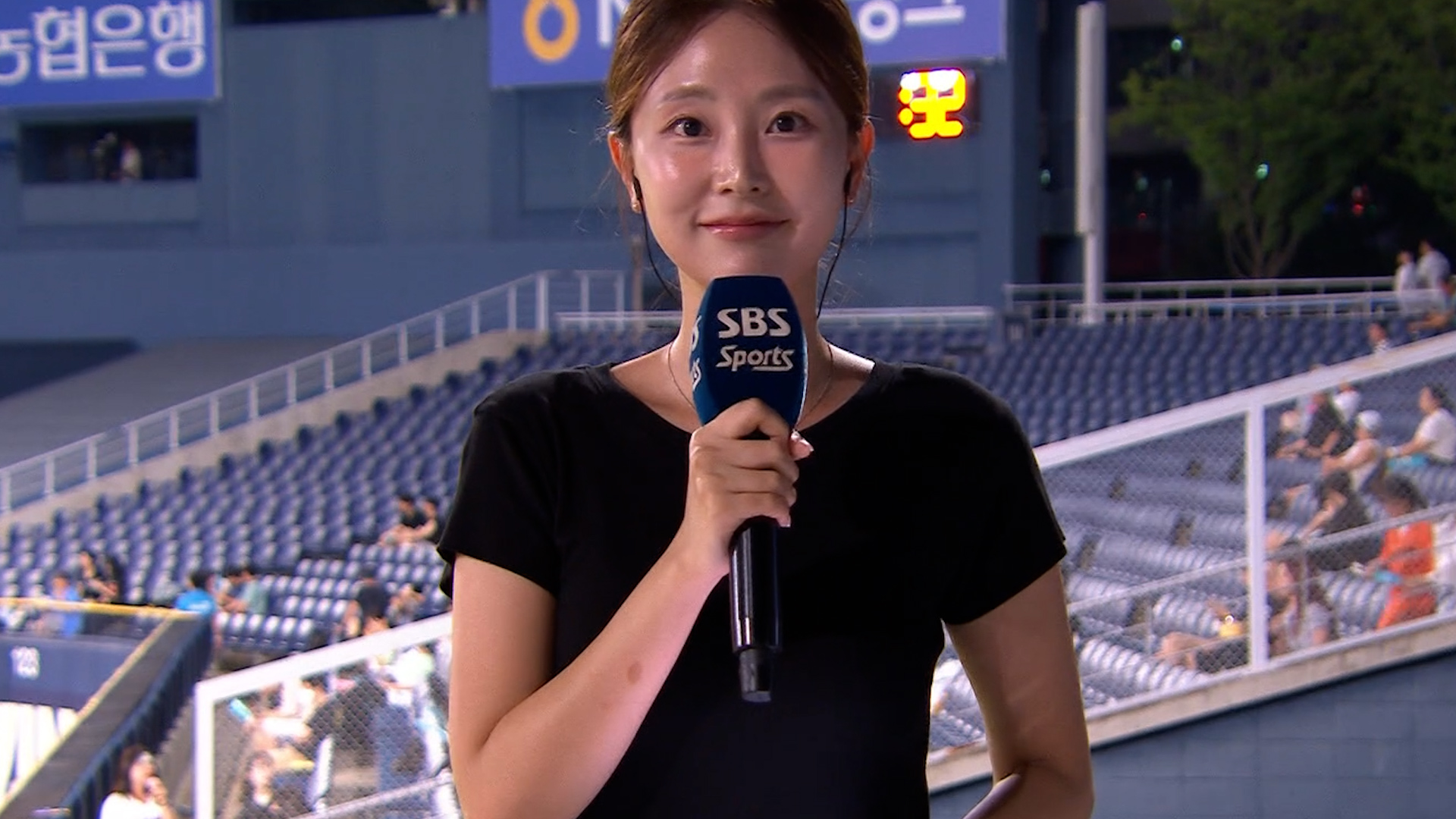 [NC] 2025/7/22 신예원 아나운서의 경기 중간 현장 리포팅 | TVING
