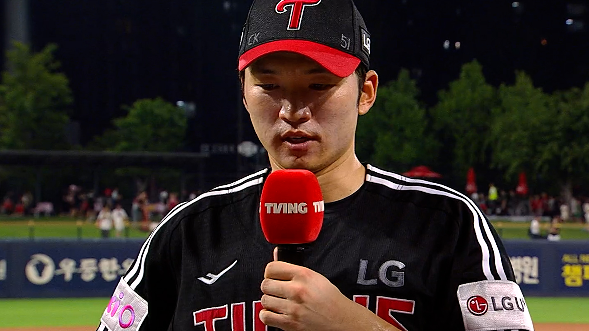 [LG] 2025/7/22 티빙슈퍼매치: 퇴근길 라이브 - 박해민 | TVING