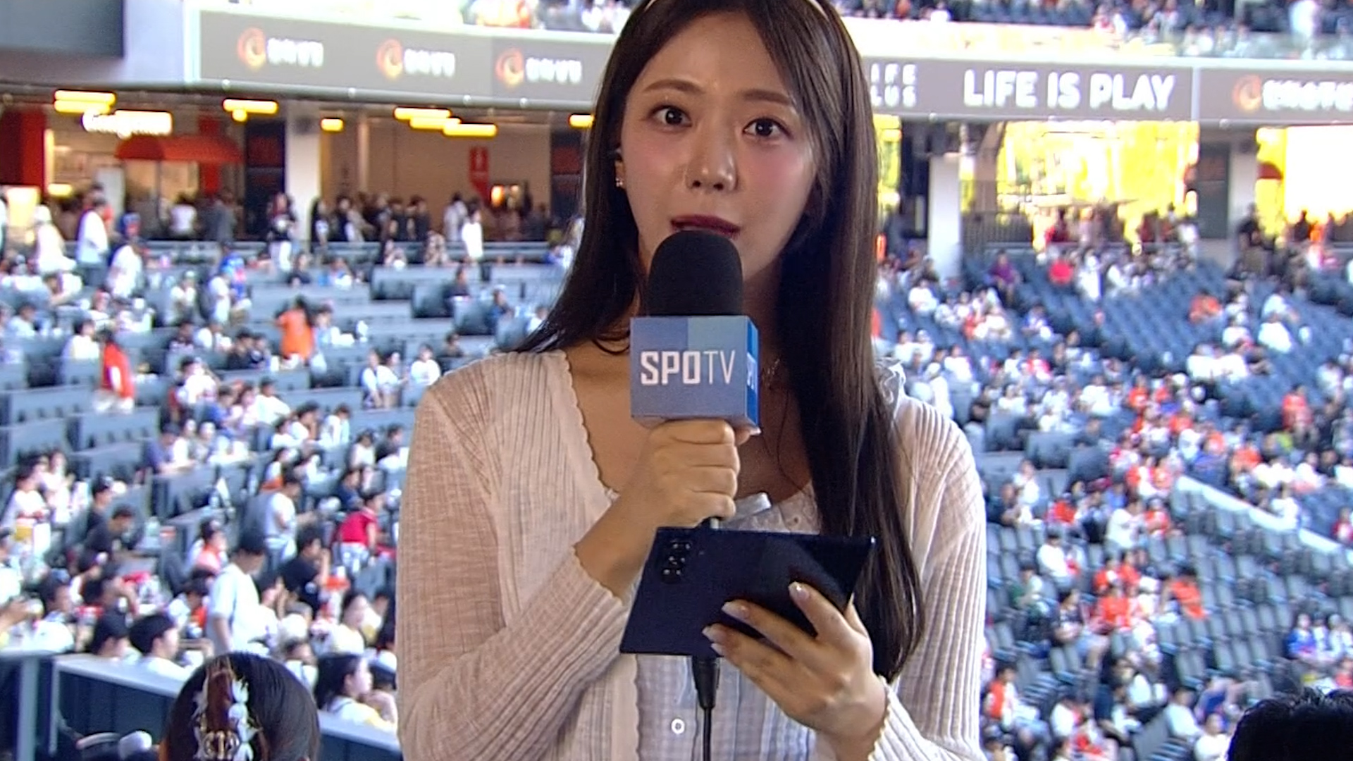 [한화] 2025/7/25 장서현 리포터의 경기 전 현장 리포팅 | TVING