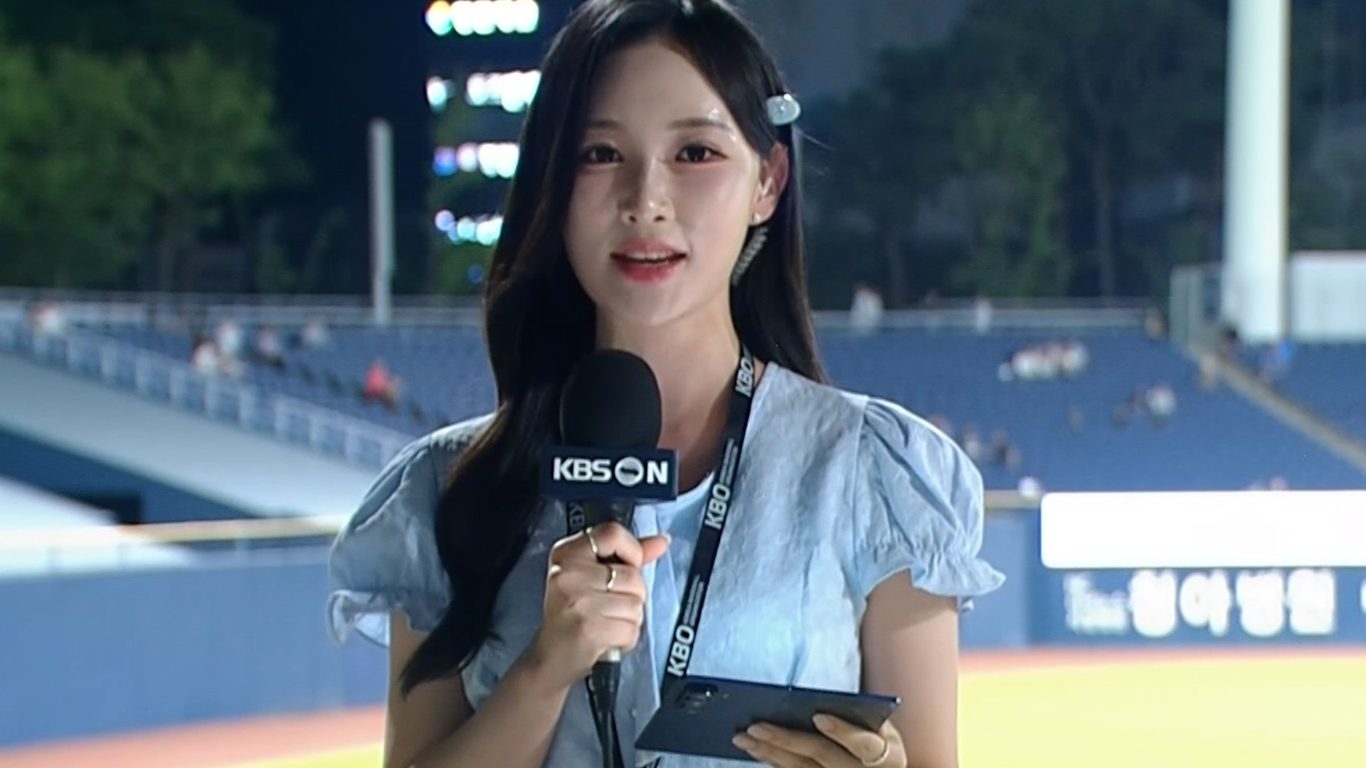 [NC] 2025/7/25 양세원 아나운서의 경기 중간 현장 리포팅 | TVING