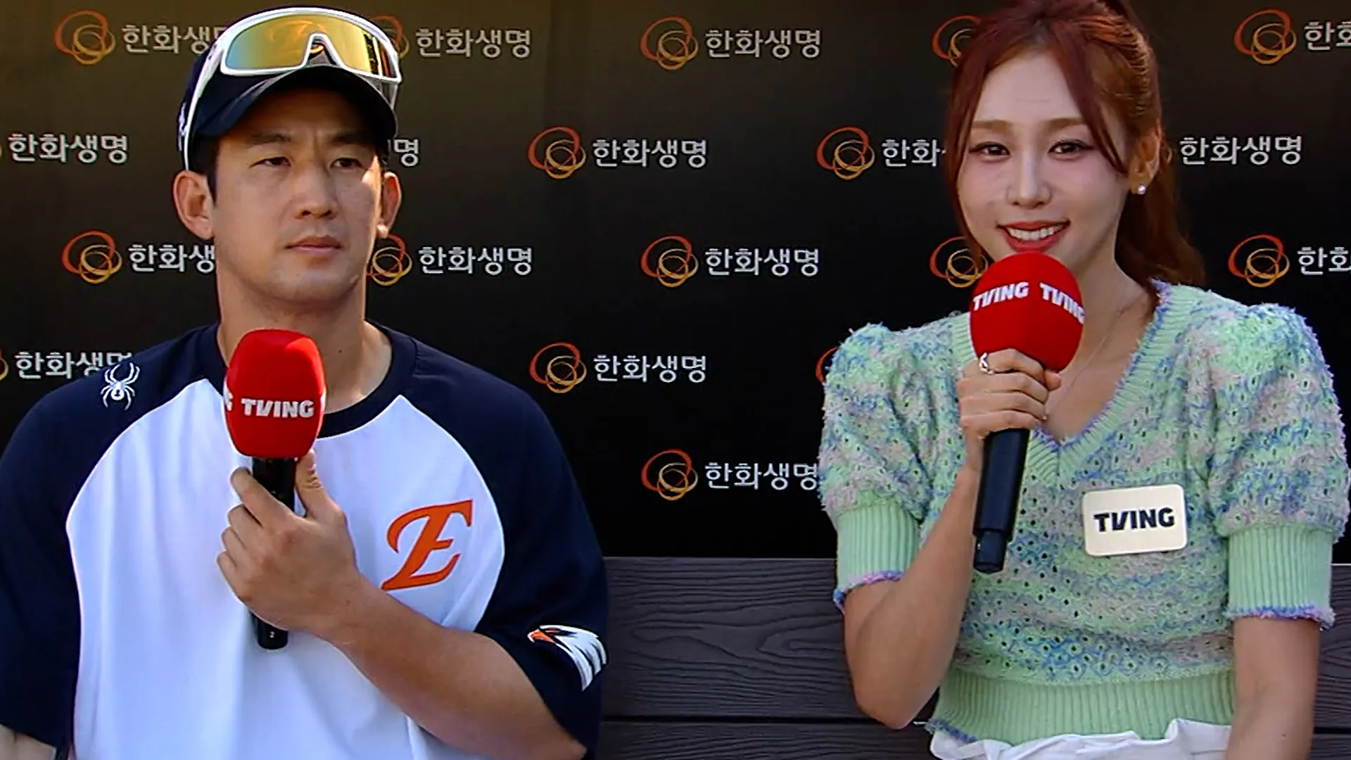 [한화] 2025/7/29 티빙슈퍼매치: 최재훈 인터뷰 | TVING