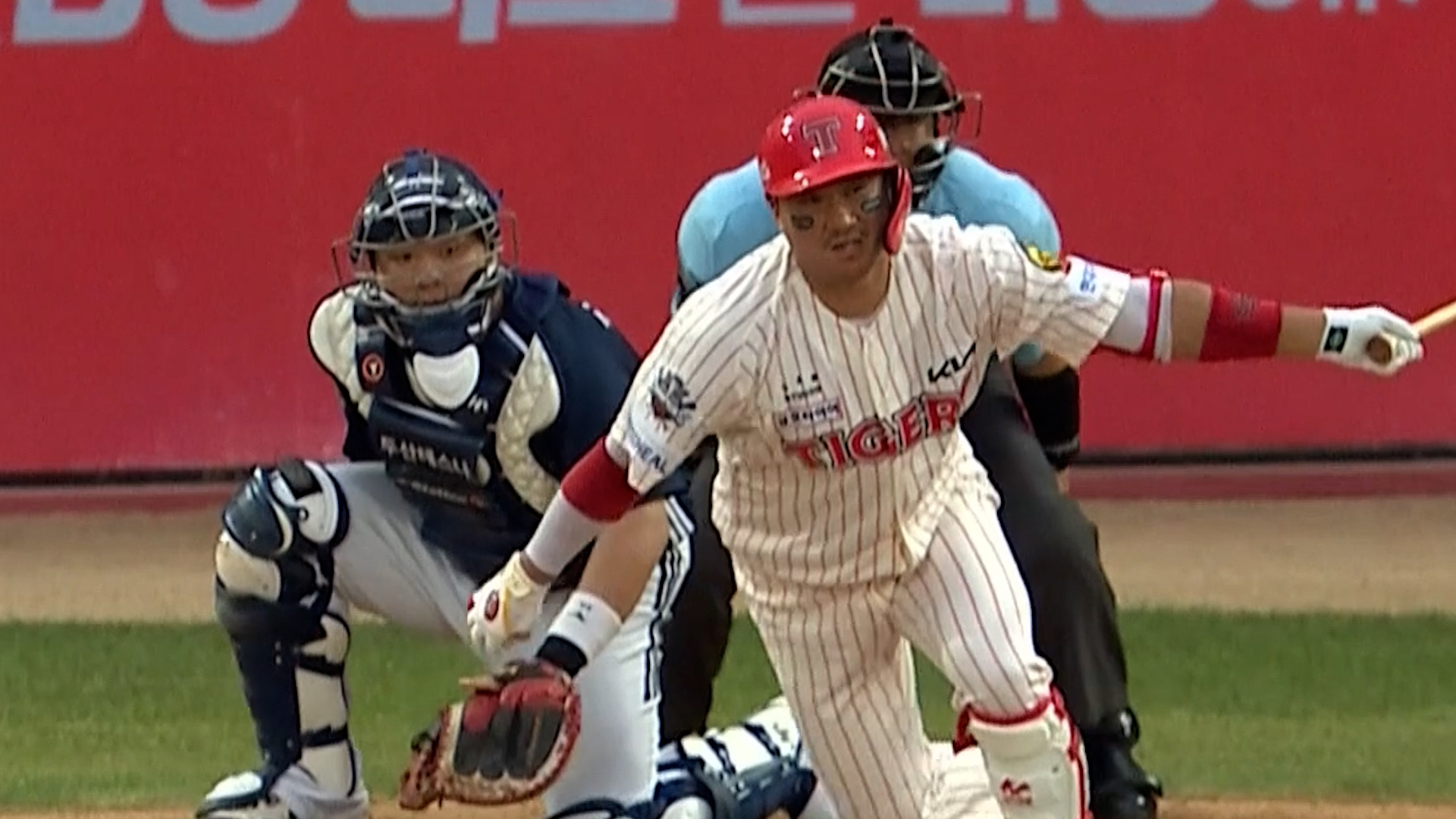 [KIA] 2025/7/30 선취점을 가져오는 김태군의 적시타! | TVING