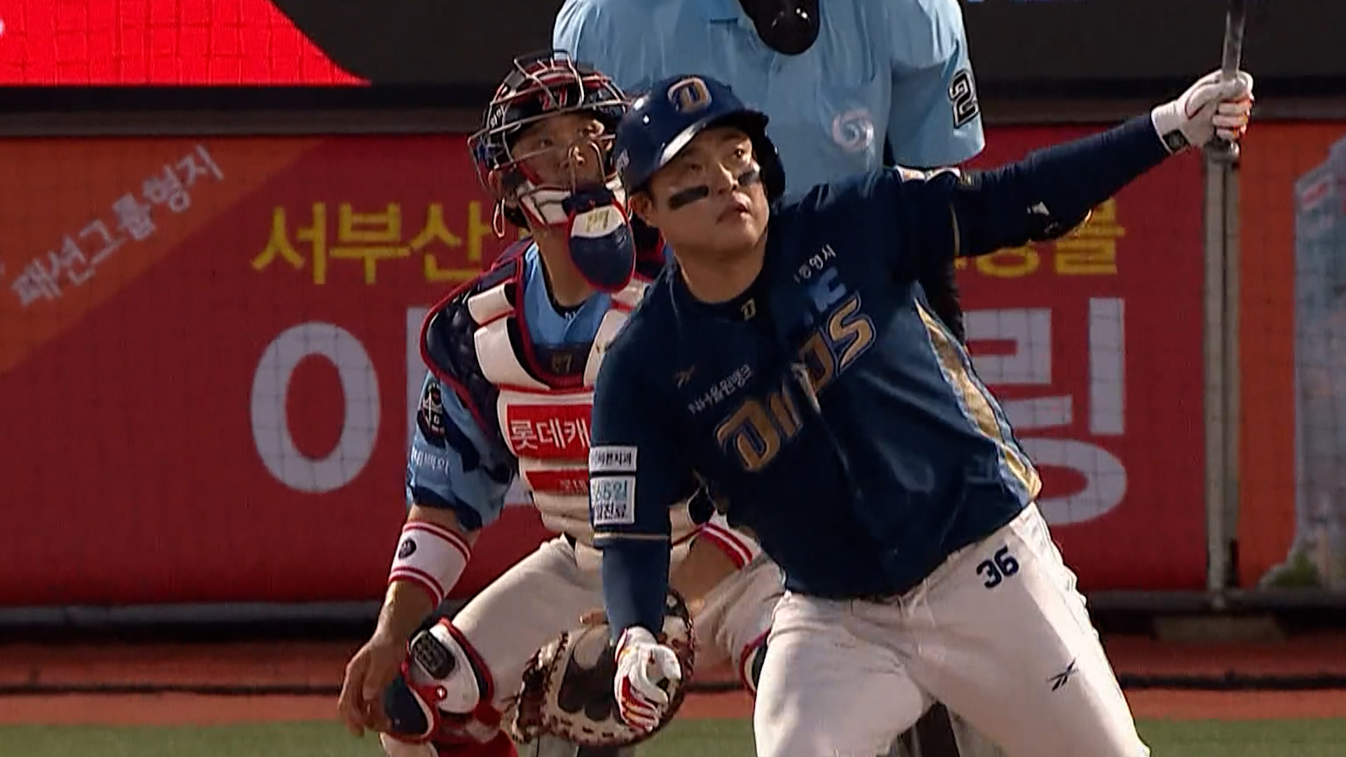 [NC] 2025/7/31 좌측 담장을 직격하는 권희동의 적시 2루타! | TVING