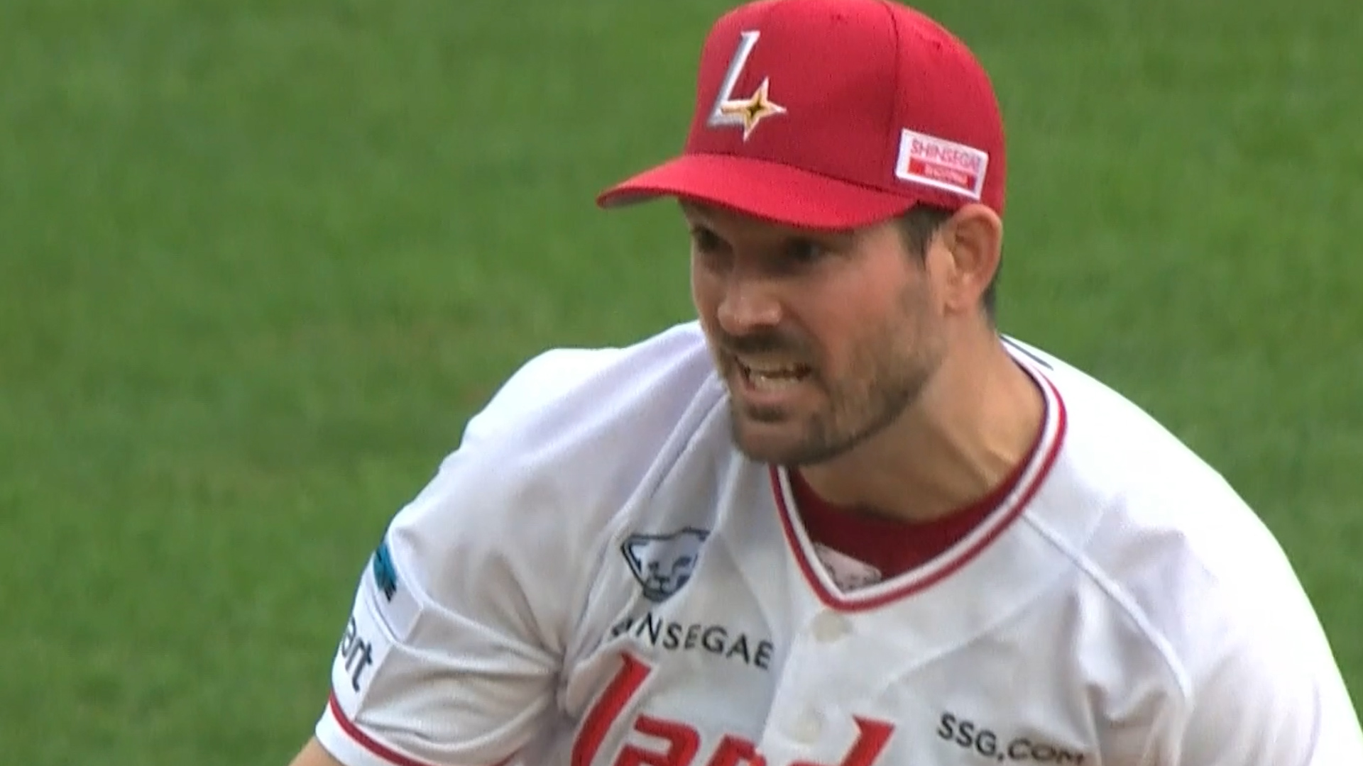 [SSG] 2025/8/6 '156km 패스트볼' 강력한 구위로 1회를 정리하는 앤더슨 | TVING