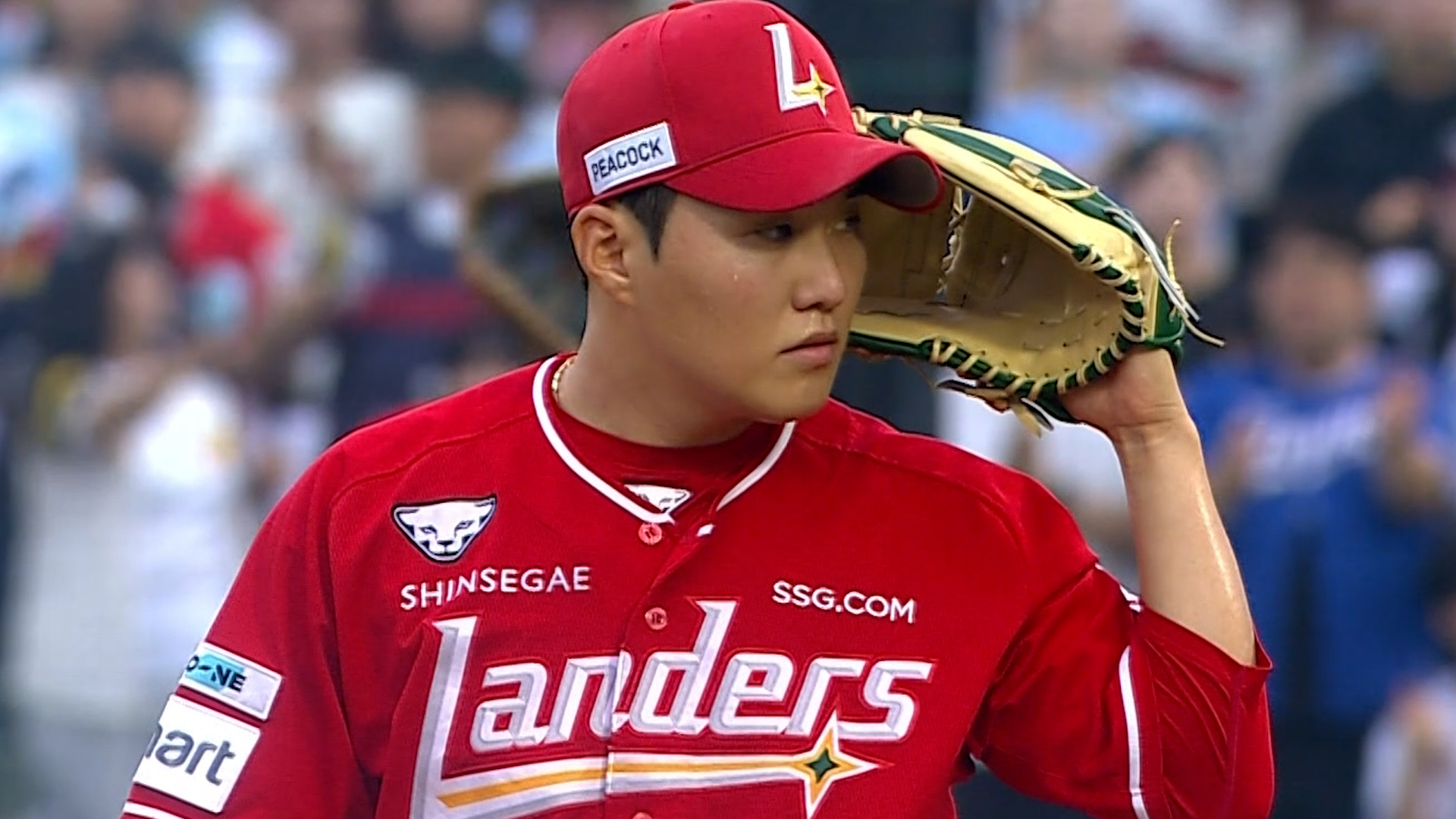 [SSG] 2025/8/8 'KK' 깔끔한 삼자범퇴로 경기 시작하는 최민준 | TVING