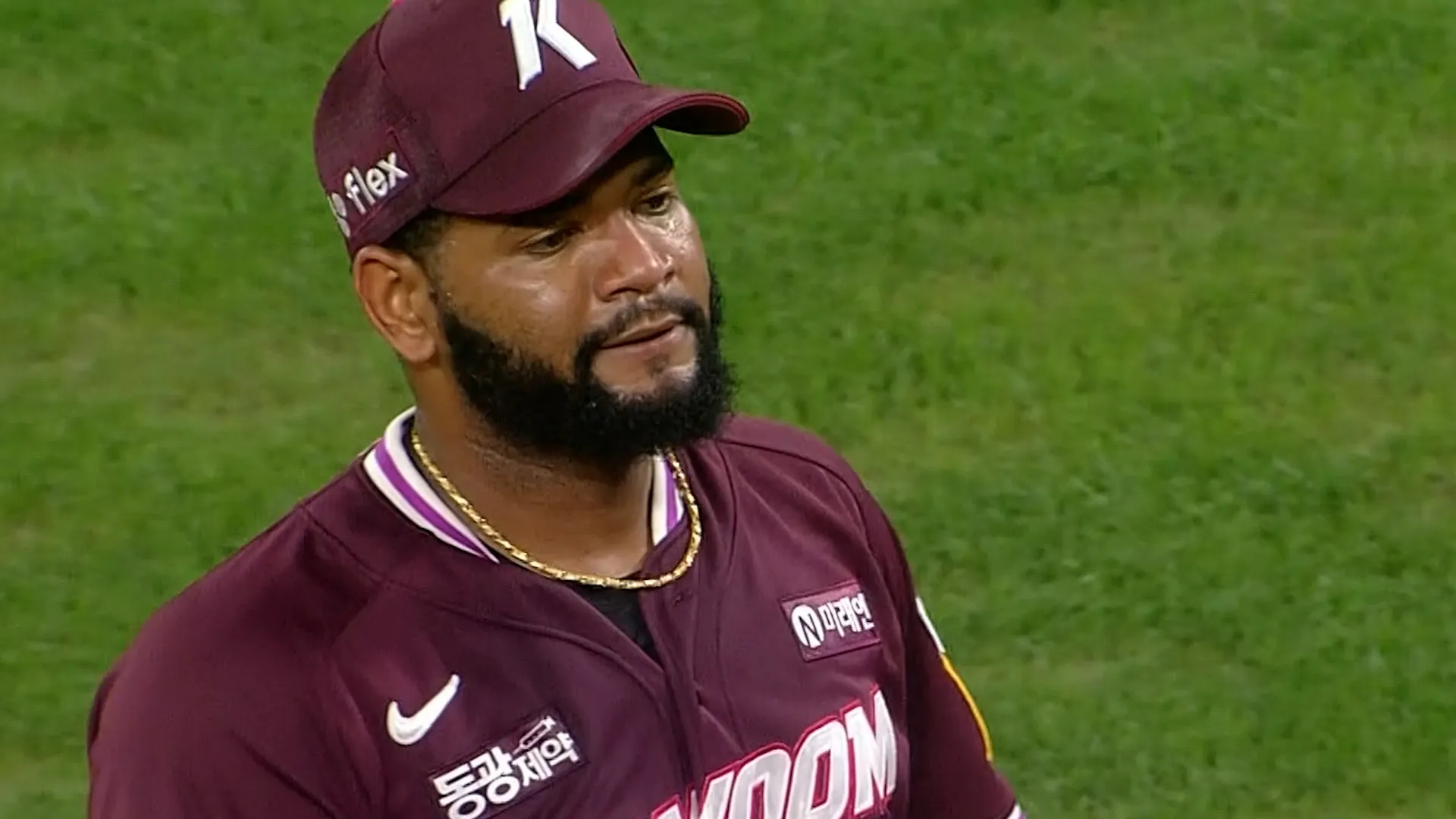 [키움] 2025/8/20 '도미넌트 스타트!' 8회에도 마운드를 책임지는 알칸타라 | TVING