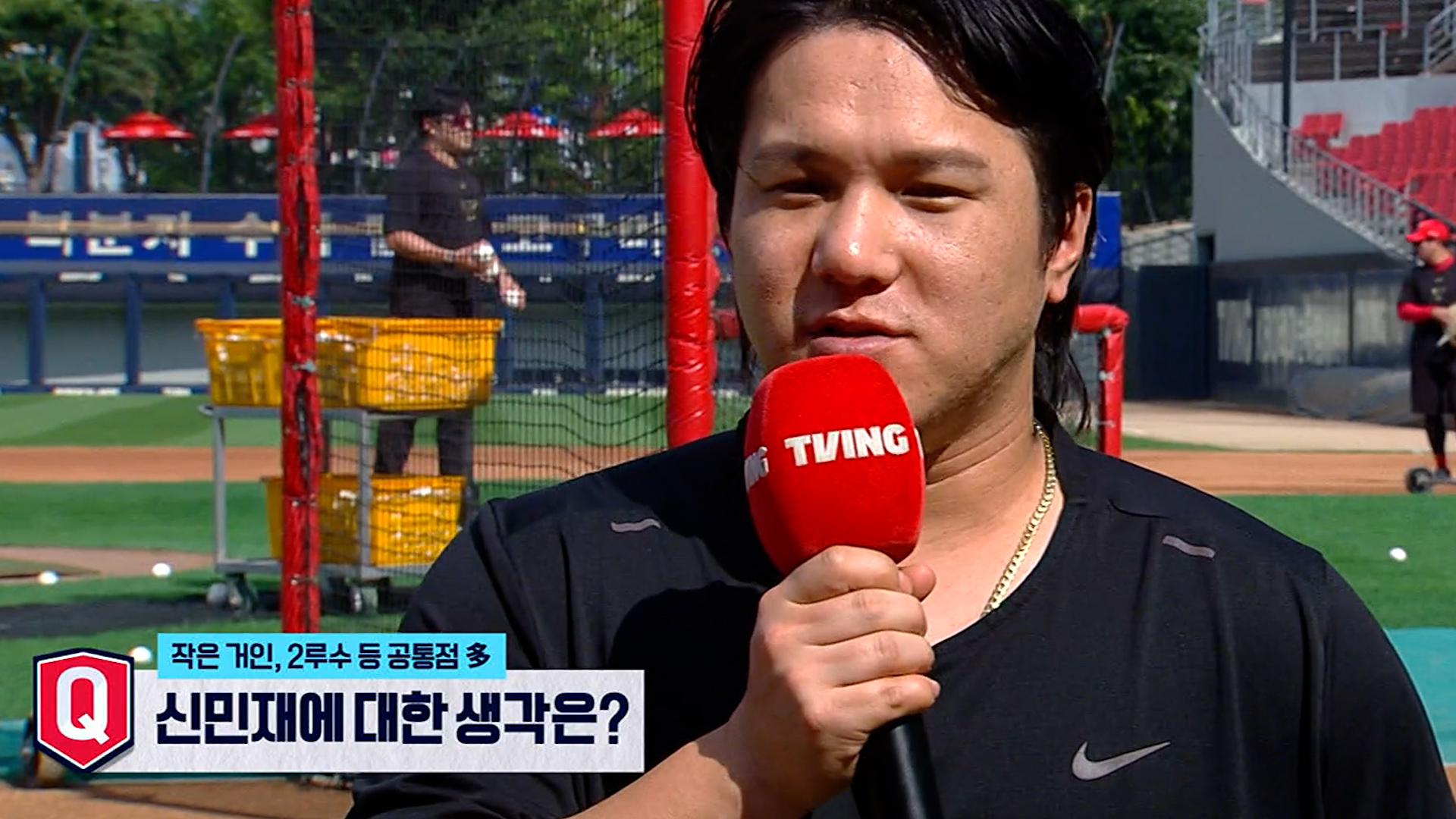 [KIA] 2025/8/22 티빙슈퍼매치: 김선빈 - '작은 거인 등 공통점 多' 신민재에 대한 생각은? | TVING