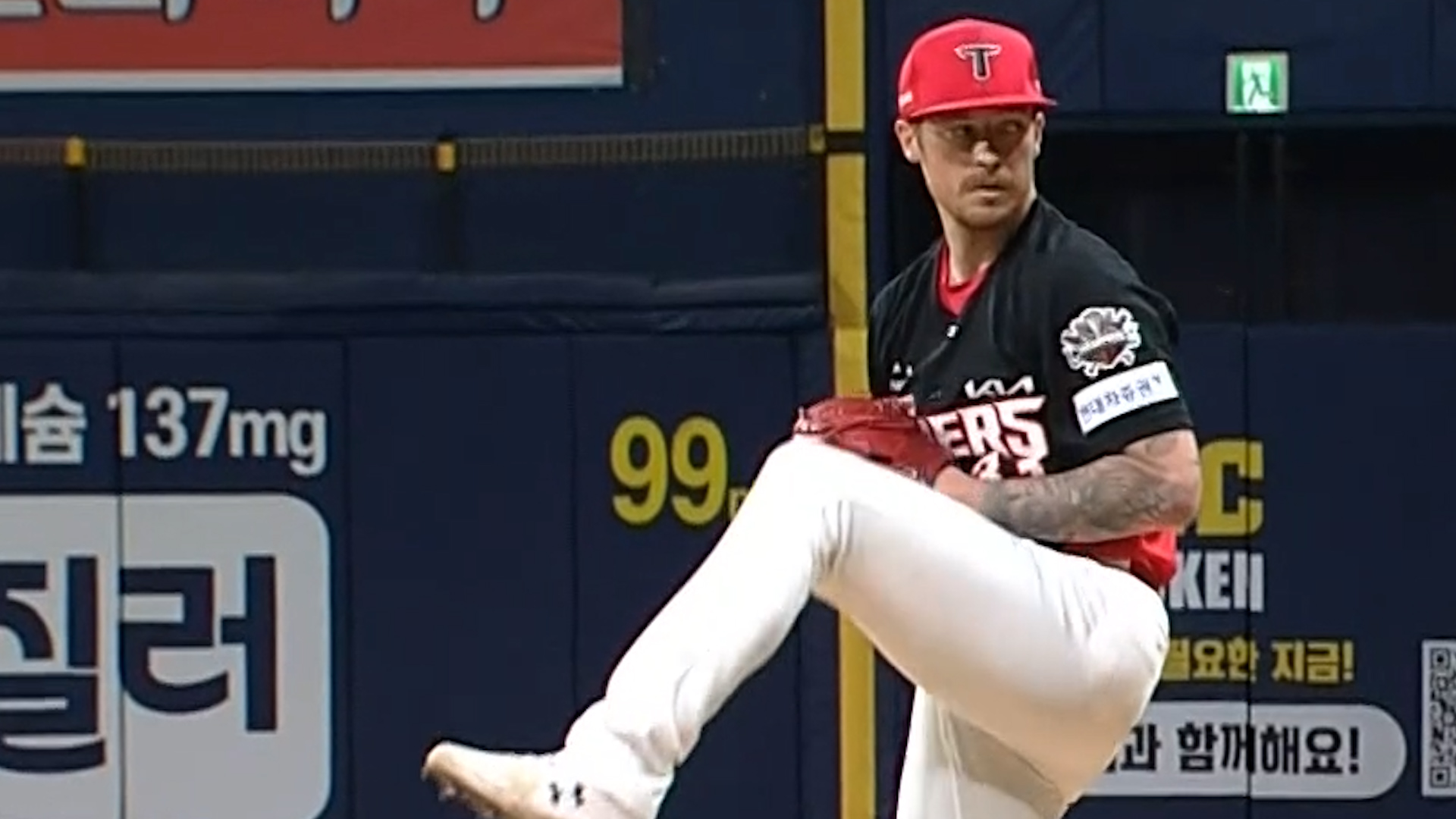 [KIA] 2025/9/24 상대 중심 타선 돌려세우는 올러의 KKK! | TVING