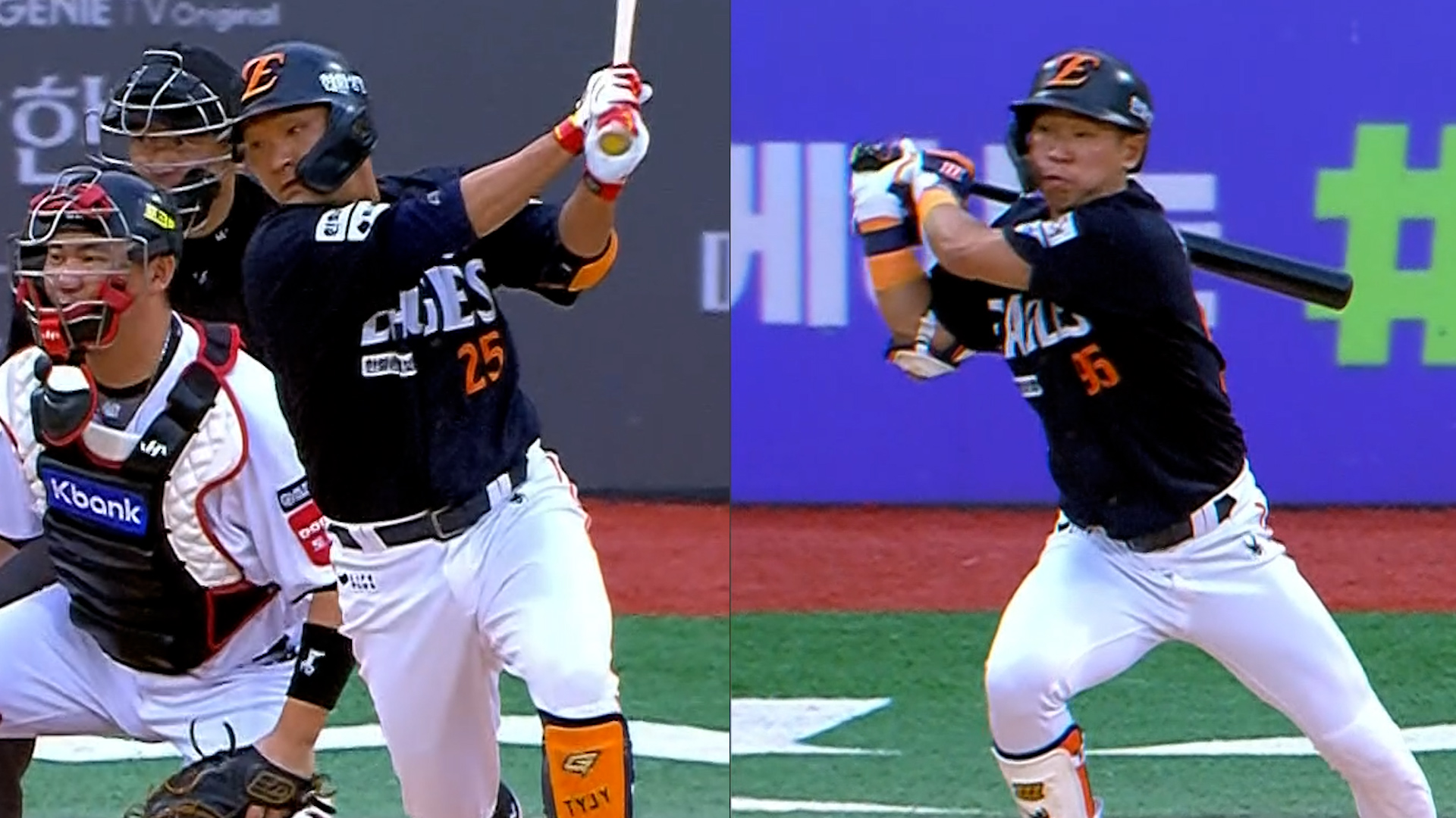 [한화] 2025/10/3 김태연 & 황영묵의 연속 적시타로 점수 차를 벌리는 한화! | TVING